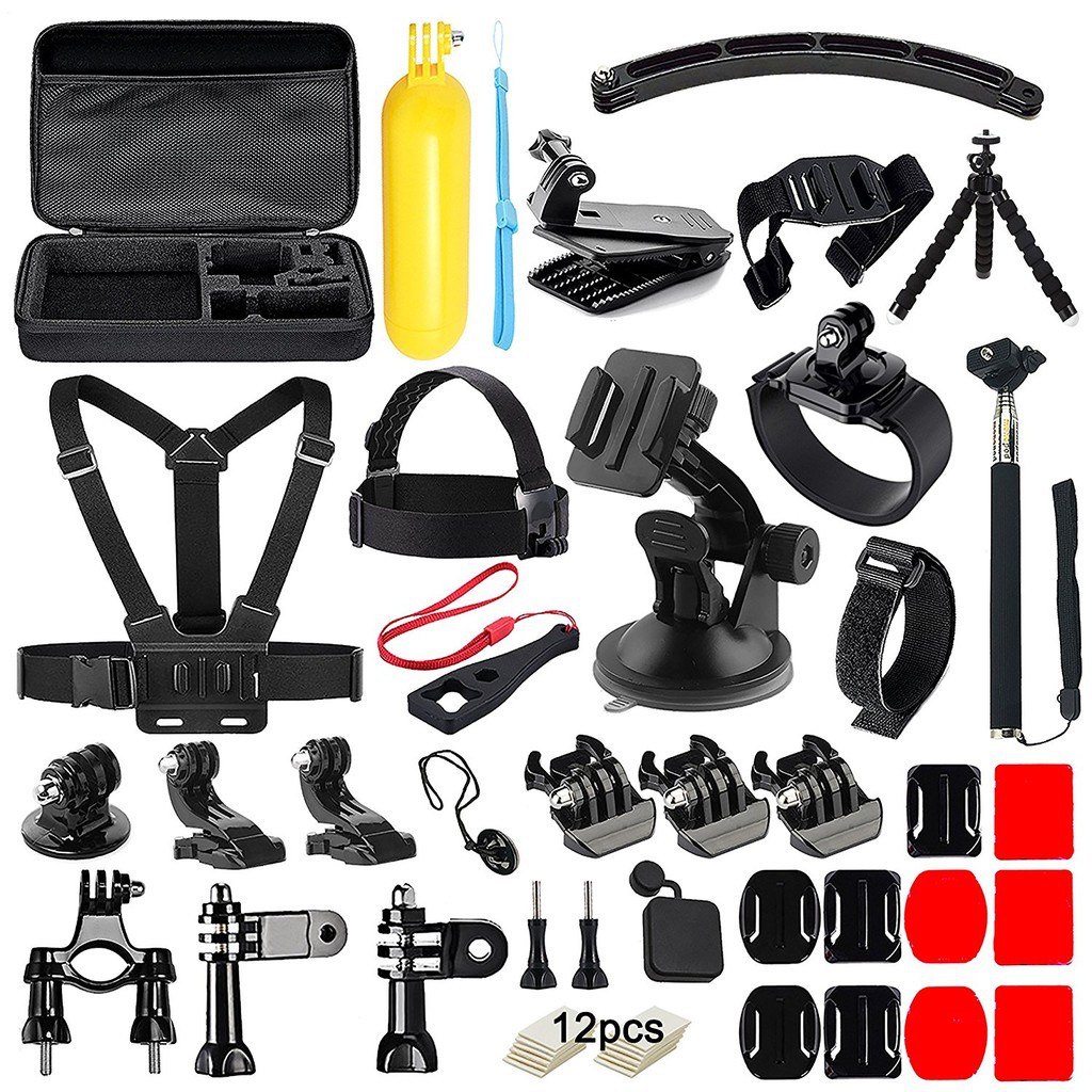 50-In-1 Action Camera Accessory Kit Set Compatible with GoPro Hero 9 8 ...