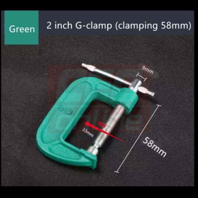 CEO 🇲🇾 Heavy Duty G Clamp Metal Carpenter Handyman Vise Grip ...