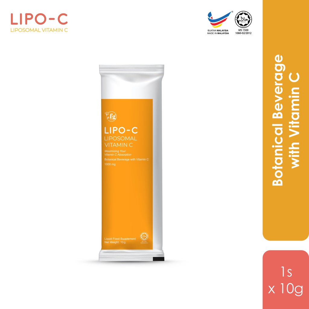 Lipo-C Liposomal Vitamin C 1000 mg (Made in Malaysia) - Sachet | Shopee Malaysia