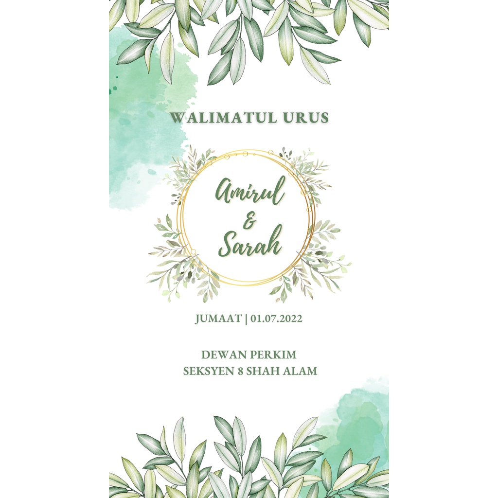 kad-kahwin-digital-paling-murah-dan berkualiti-Digital-Wedding ...