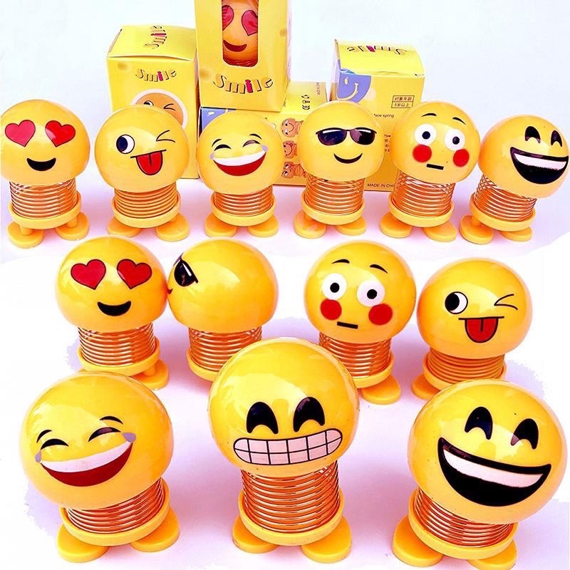 (Washing Warehouse) EMOTICON Smile Car Dashboard - Doll Per Emoji - Em ...