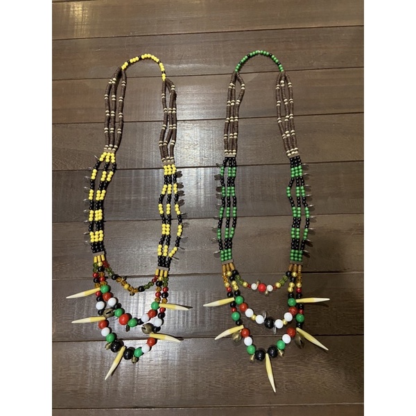 BN0023 Beautiful Sarawak Bidayuh Erthnic Traditional Costume Long Bead ...