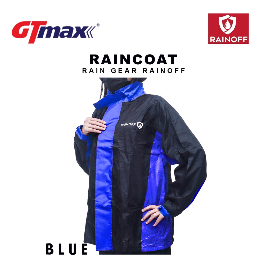 RAIN GEAR Rainoff RO-01 Raincoat Baju Hujan Rainsuit motorcycle Rain ...