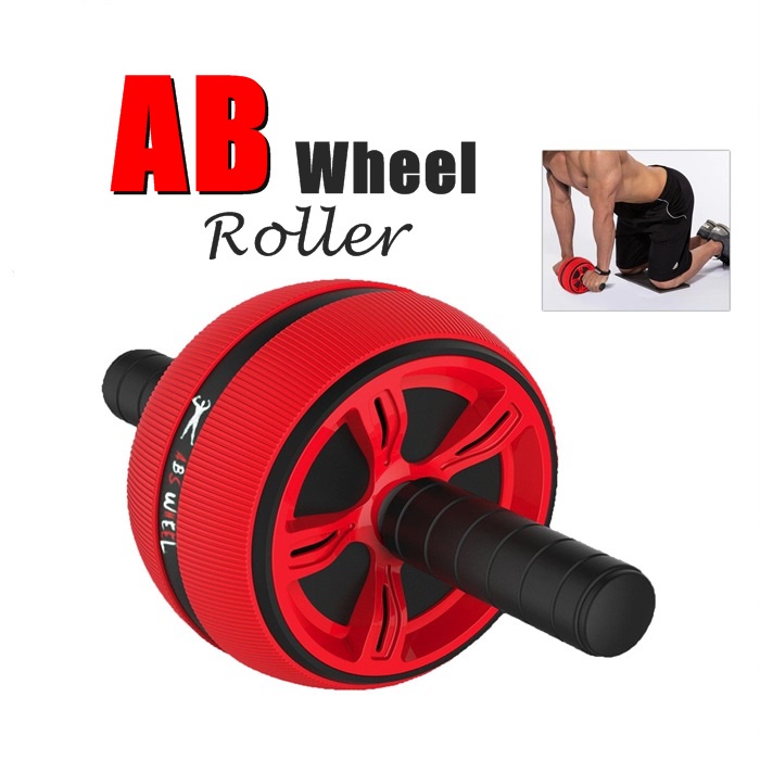 Super Large Silent ABS Abdominal AB Roller Wheel Workout Exercise ...