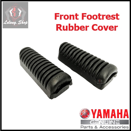 YAMAHA Front Footrest Rubber Cover Original Yamaha Y15ZR / FZ150 / FZ150-i NEW ( B17 / 3C1 / 2CB ...