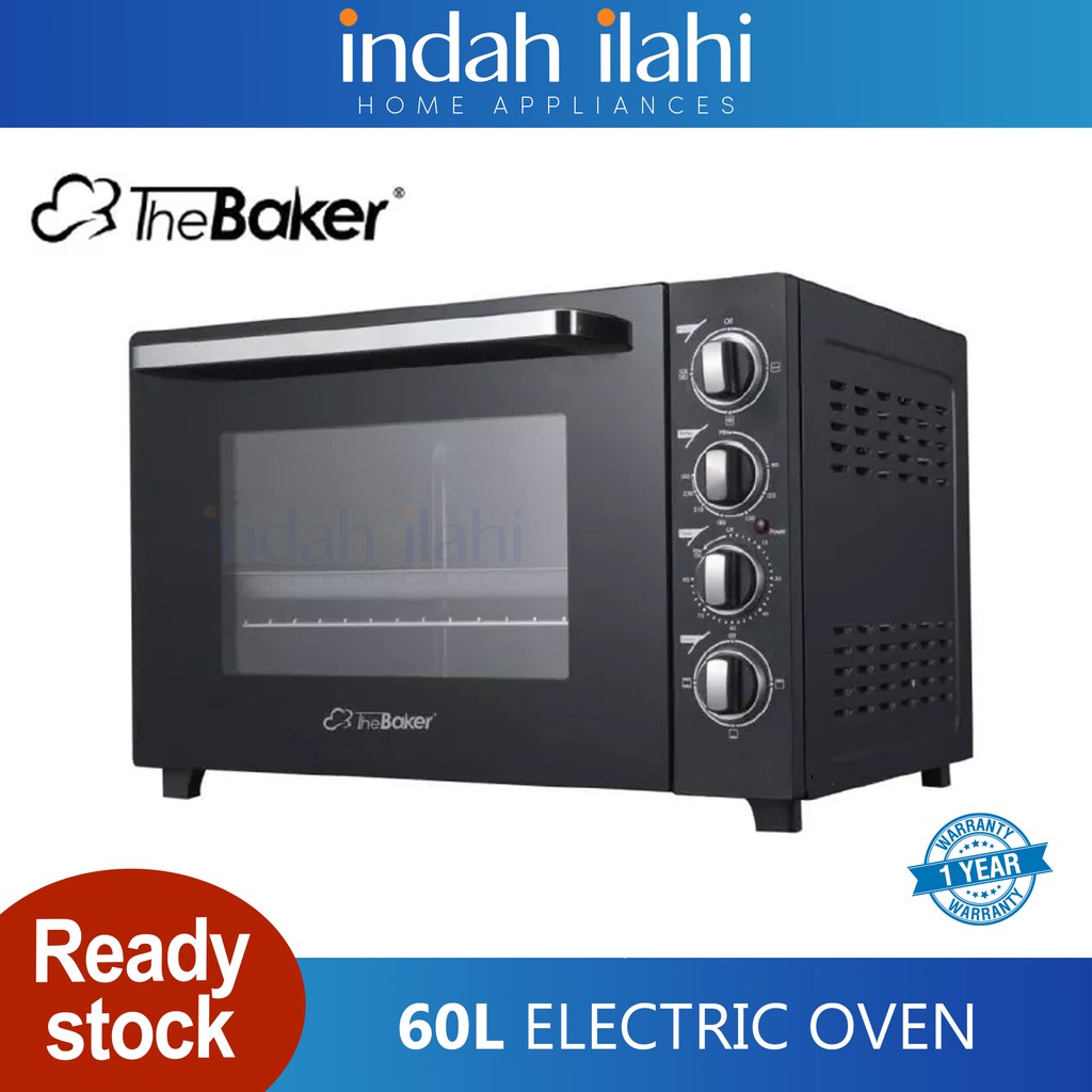 The Baker Ketuhar Elektrik Electric Oven 60L ESM-60LV2 Upgraded Of ESM ...