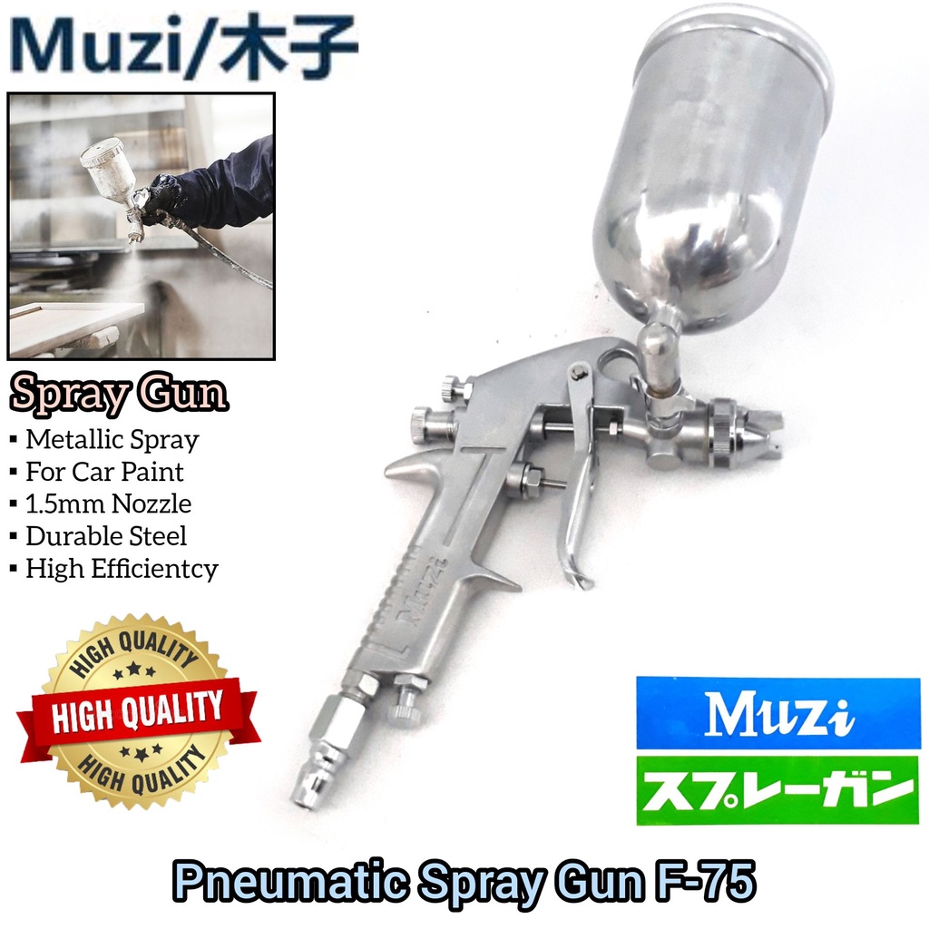 Japan Muzi Pneumatic Spray Gun Specially For Metallic Paint In ...