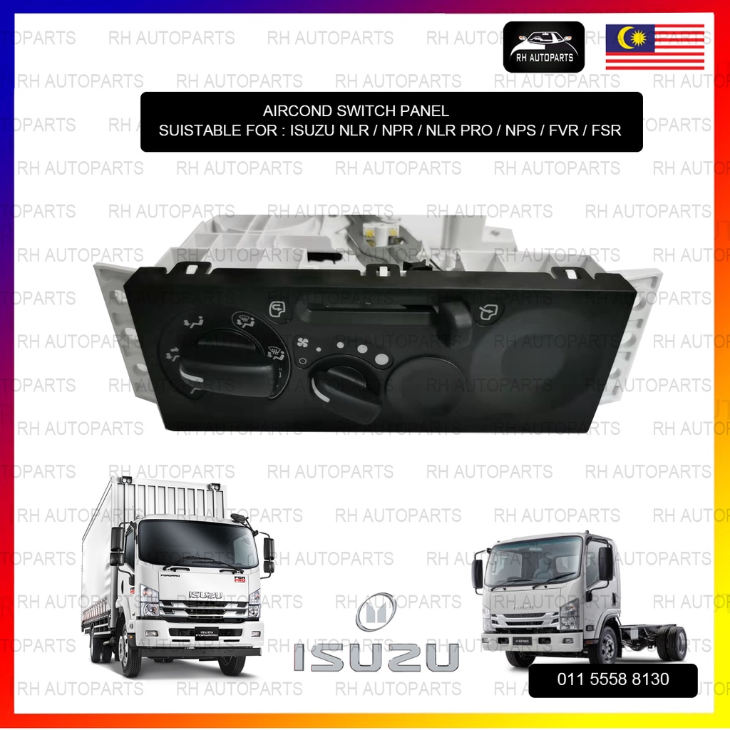 ISUZU NLR / NPR / NLR PRO / NPS / FVR / FSR Air Cond Aircond Switch ...