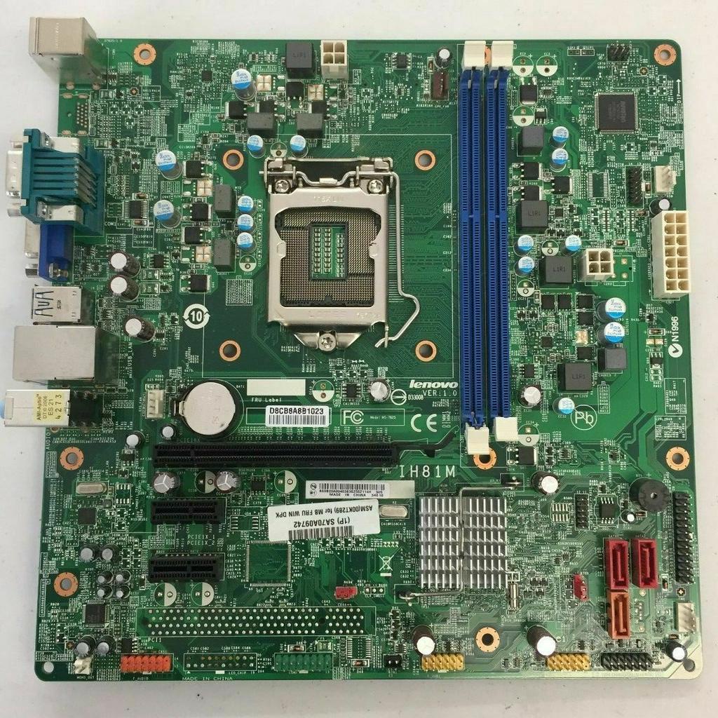 【READY STOCK】Lenovo ThinkCentre M73 SFF M73 MT Motherboard LGA1150 DDR3 ...