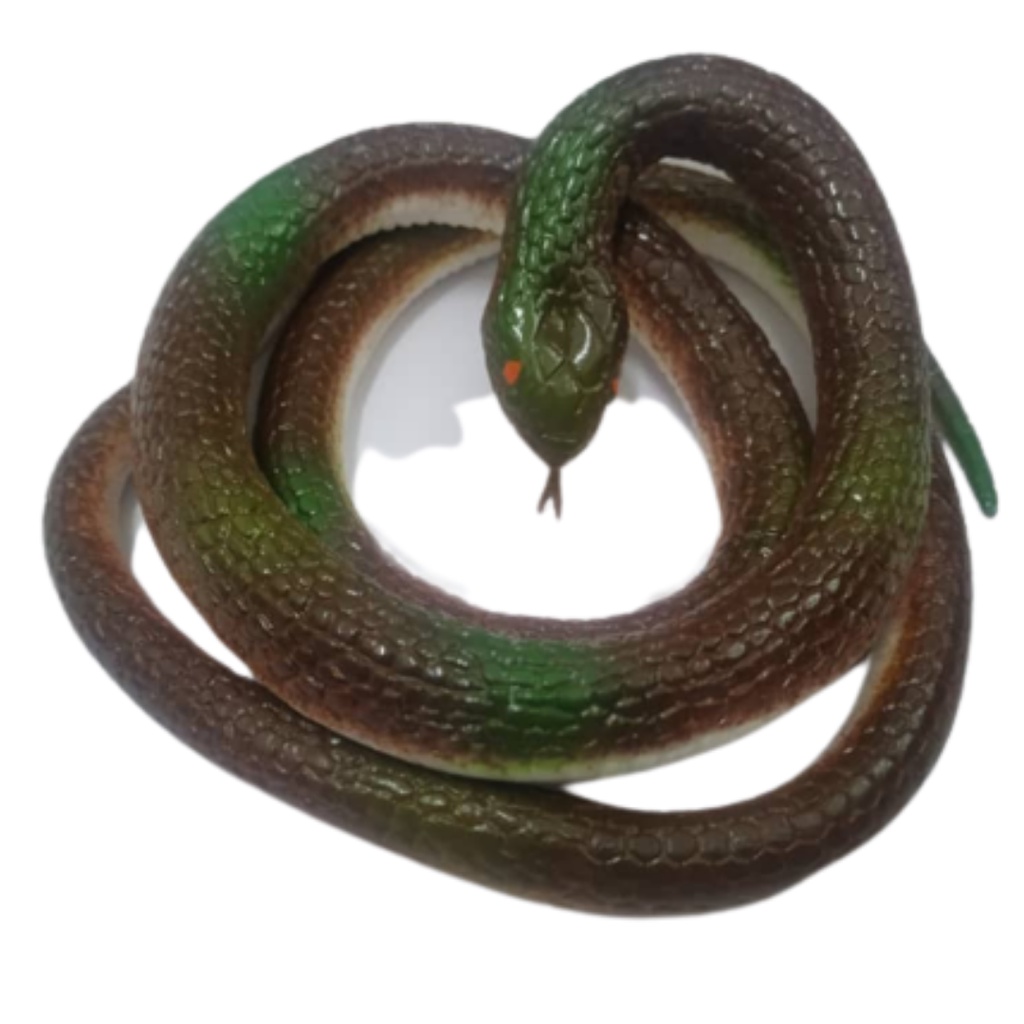 90cm Long Fake Snake King Cobra Realistic Rubber Snake Toy Prank Snake ...