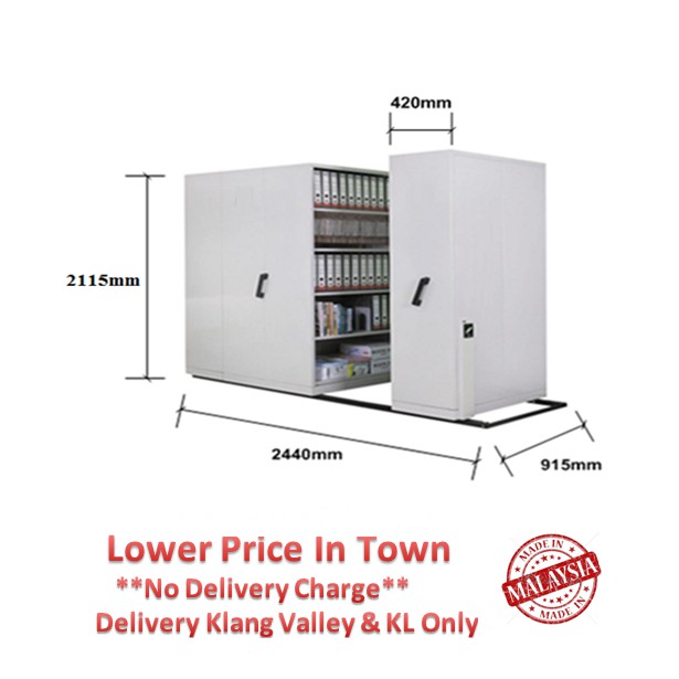 4 Bay Hand Push Mobile Compactor | Shopee Malaysia