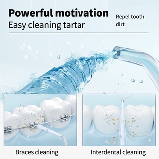 Portable tooth cleaner Electric flushing device Rechargeable dental ...