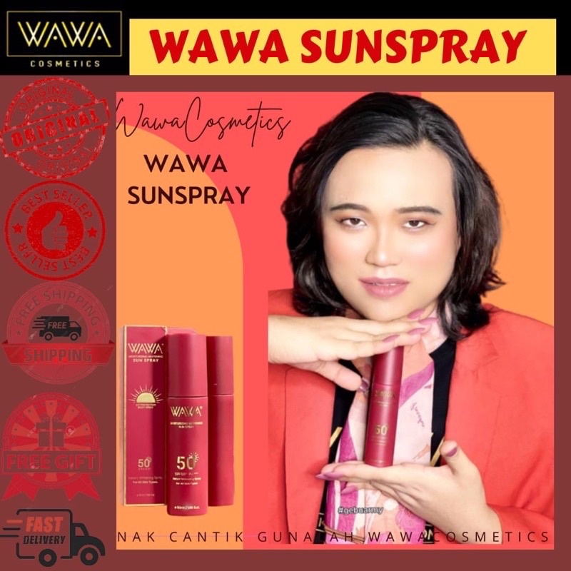 ‼️🔥𝐇𝐎𝐓 𝐈𝐓𝐄𝐌🔥‼️WAWA SUNSPRAY | WAWA SUNSCREEN BODY LOTION INSTANT ...