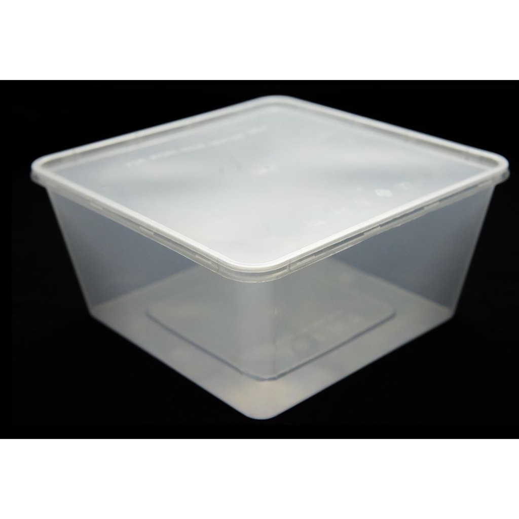 Plastic Container Square Food Storage SQ1500 / SQ5 / SQ7 | Shopee Malaysia