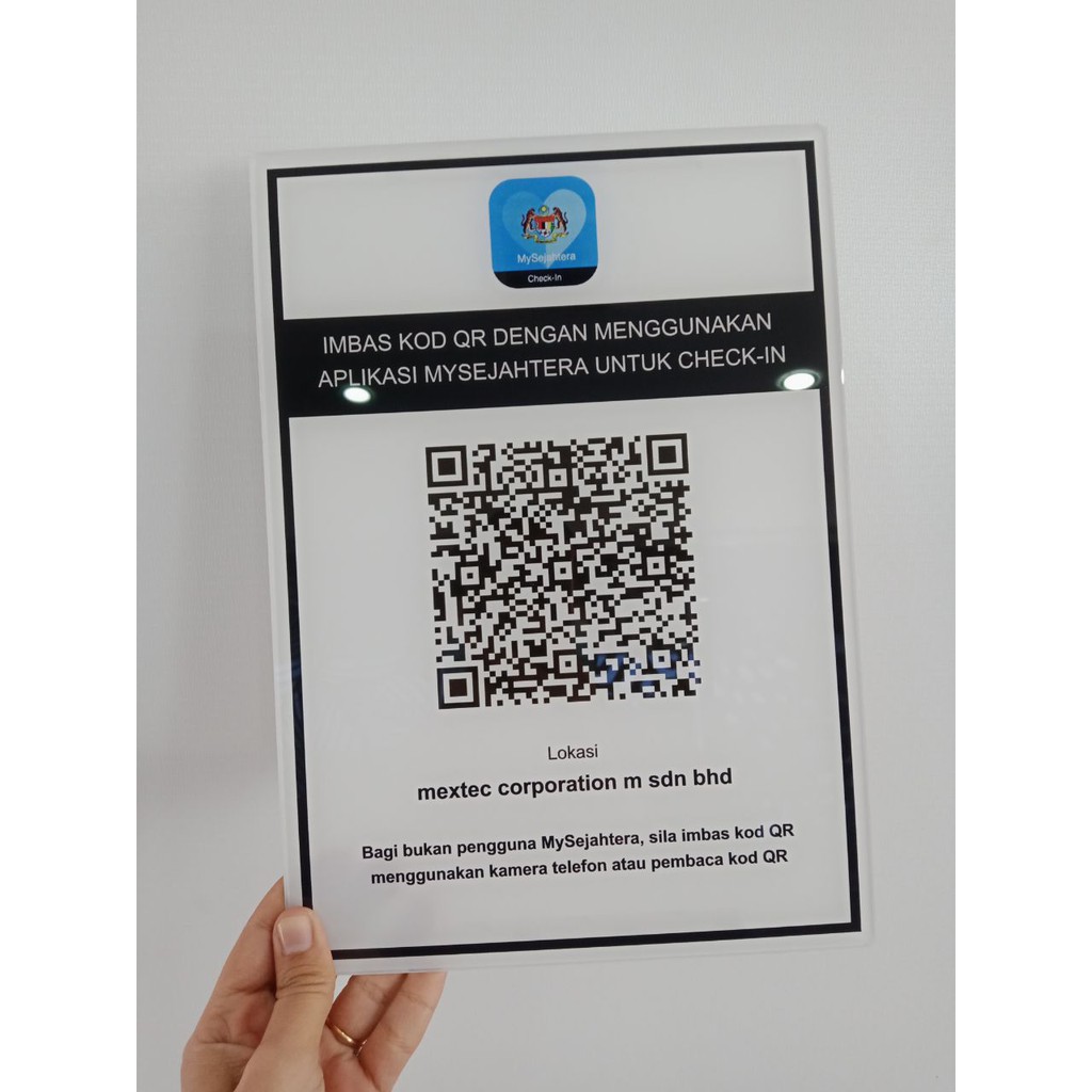 MySejahtera QR Code Signage Papan Tanda #NewNormalSOP | Shopee Malaysia