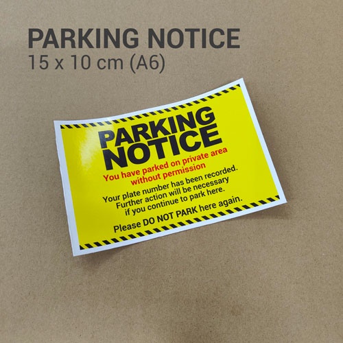 [ STICKER NO PARKING ] Sticker Warning No Parking Park Like An Idiot ...