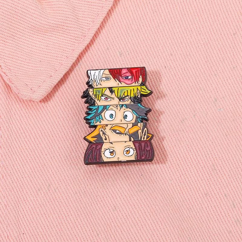My Hero Academia Enamel Pin Brooches Cute Anime Brooch Badges Metal ...