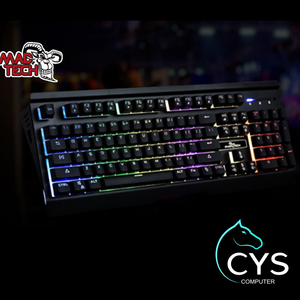 MADTECH K610 RGB PLUNGER SWITCH GAMING KEYBOARD | Shopee Malaysia