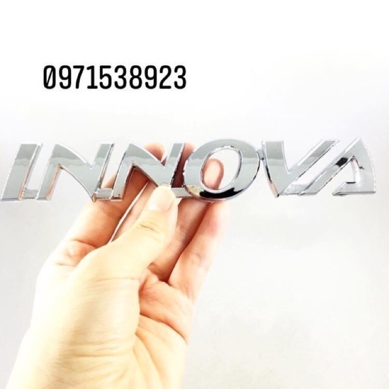 Toyota innova Embossed logo On The Rear Of The Car | Shopee Malaysia