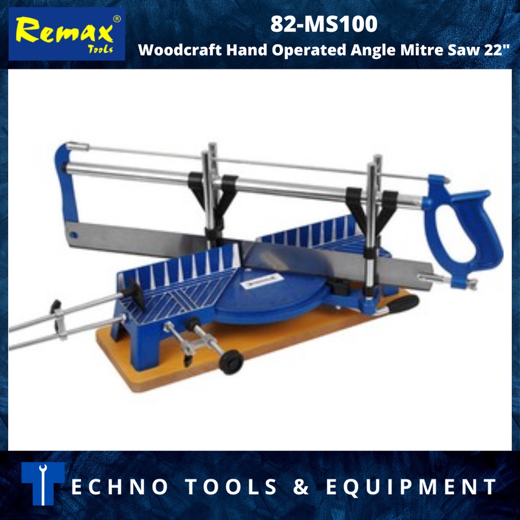 REMAX 82-MS100 Woodcraft Hand Operated Angle 22" MITRE SAW | Shopee ...