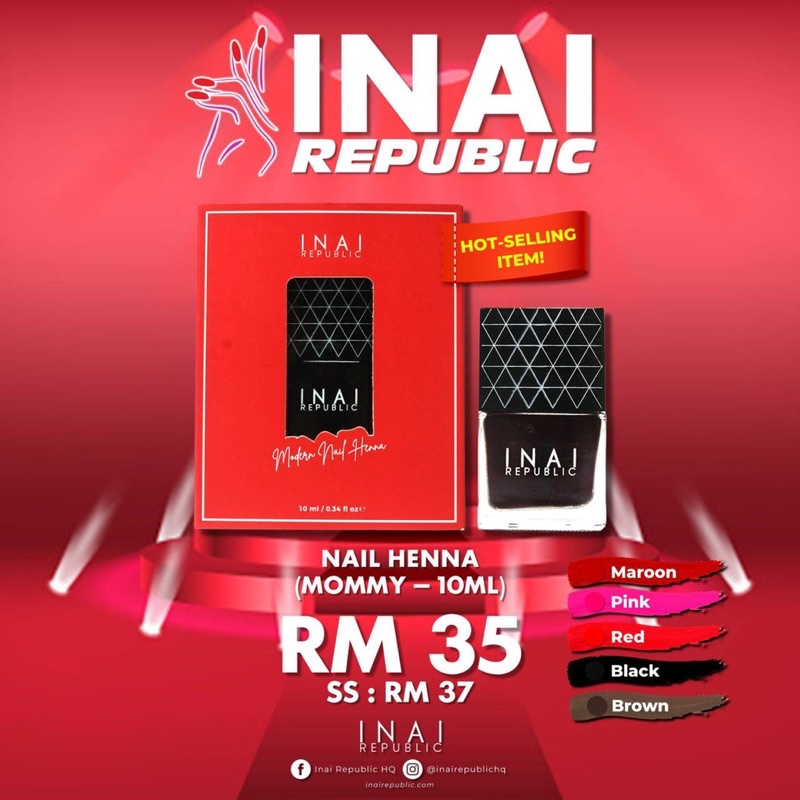 INAI REPUBLIC | 10ML| INAI MODEN VIRAL NO 1 DI MALAYSIA| HALAL & SAH ...