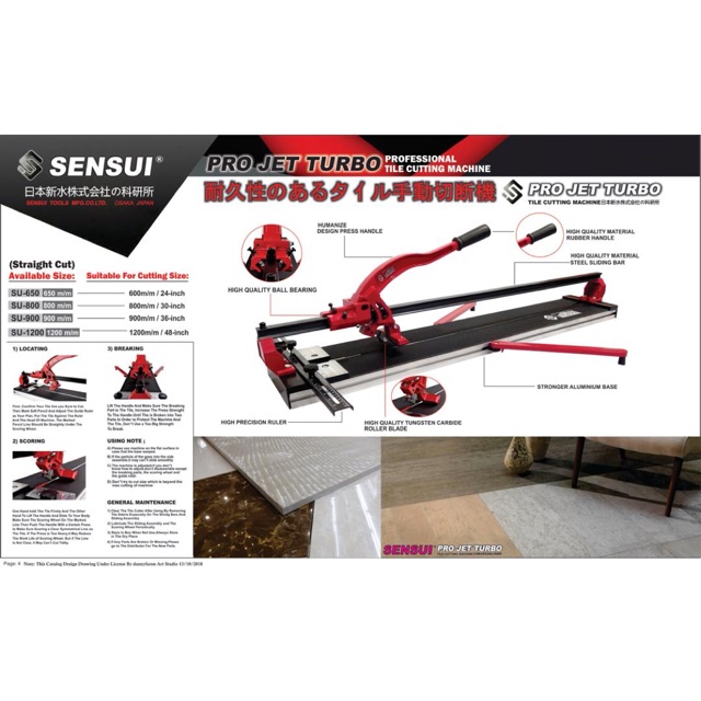 [100% ORIGINAL] SENSUI HEAVY DUTY PRO JET TURBO PROFESSIONAL LASER TILE ...