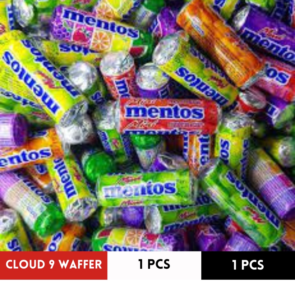 Mentos Mini Roll Assorted Chewy Sweets Mint Rainow Lemon Orange ...