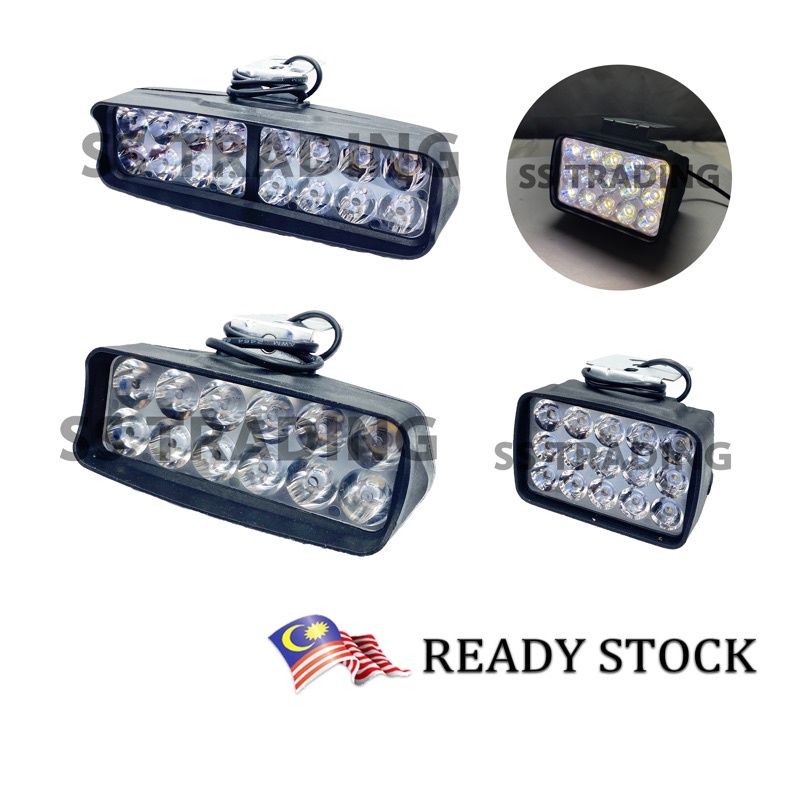 LED BAR 12W/15W/16W CAR FOG LAMP SPOTLIGHT HEADLIGHT MOTORCYCLE LED HEADLAMP CAR SPORTLIGHT ...