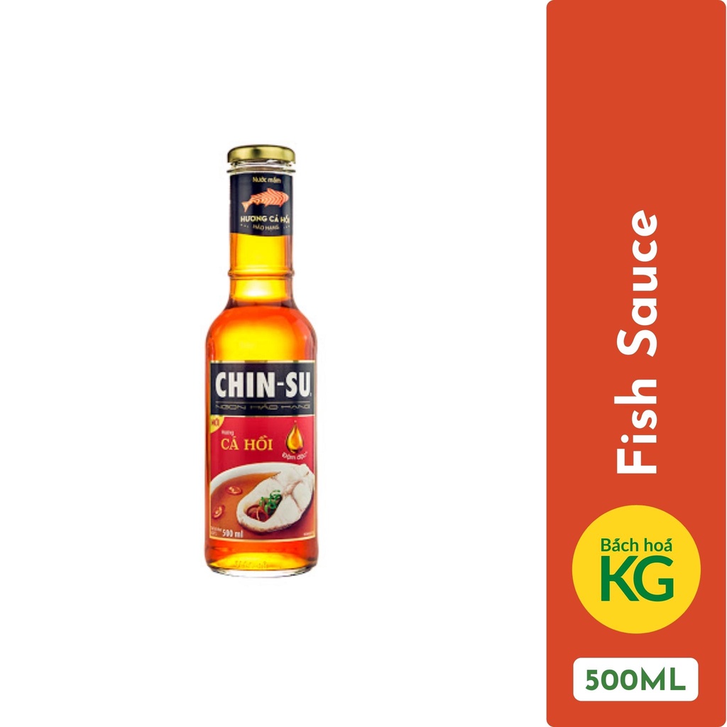 CHIN-SU fish sauce salmon flavor 500ml - Nước mắm Chinsu hương cá hồi ...