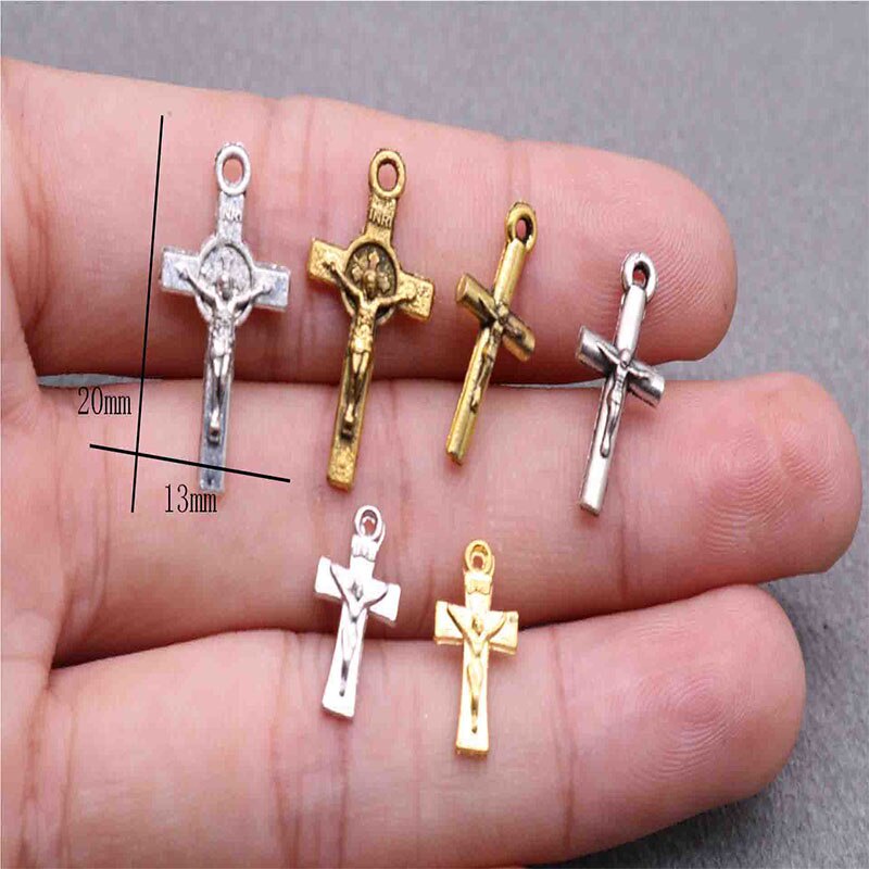 10pieces Catholic Mini Trumpet Jesus Cross Handmade Beaded Bracelet ...
