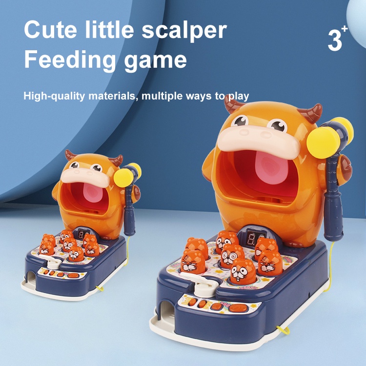 Education Electric Hit Hamster Game Toys Interactive Percussion Game ...