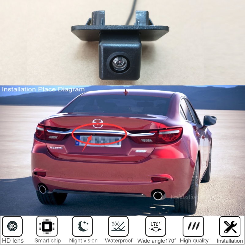 For Mazda 6 Sedan Atenza GJ GL Facelift 2018 2019 2020 HD Car Rear View ...