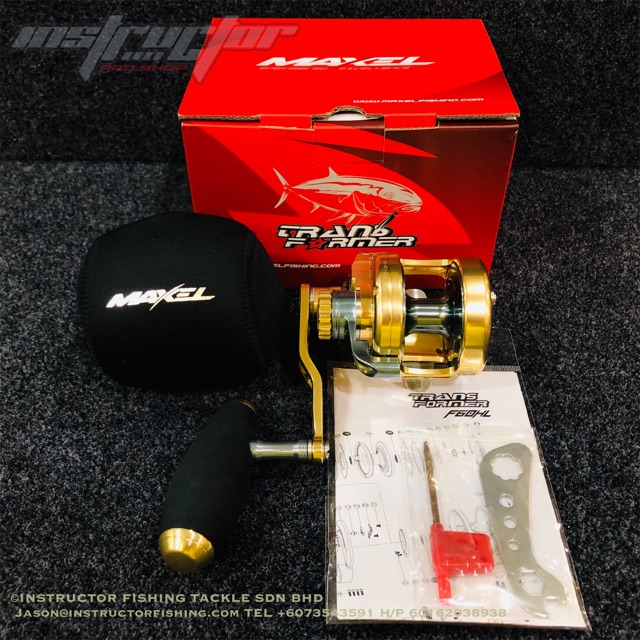 MAXEL FISHING REEL TRANSFORMER F60H/Lefty | JIGGING REEL | Shopee Malaysia