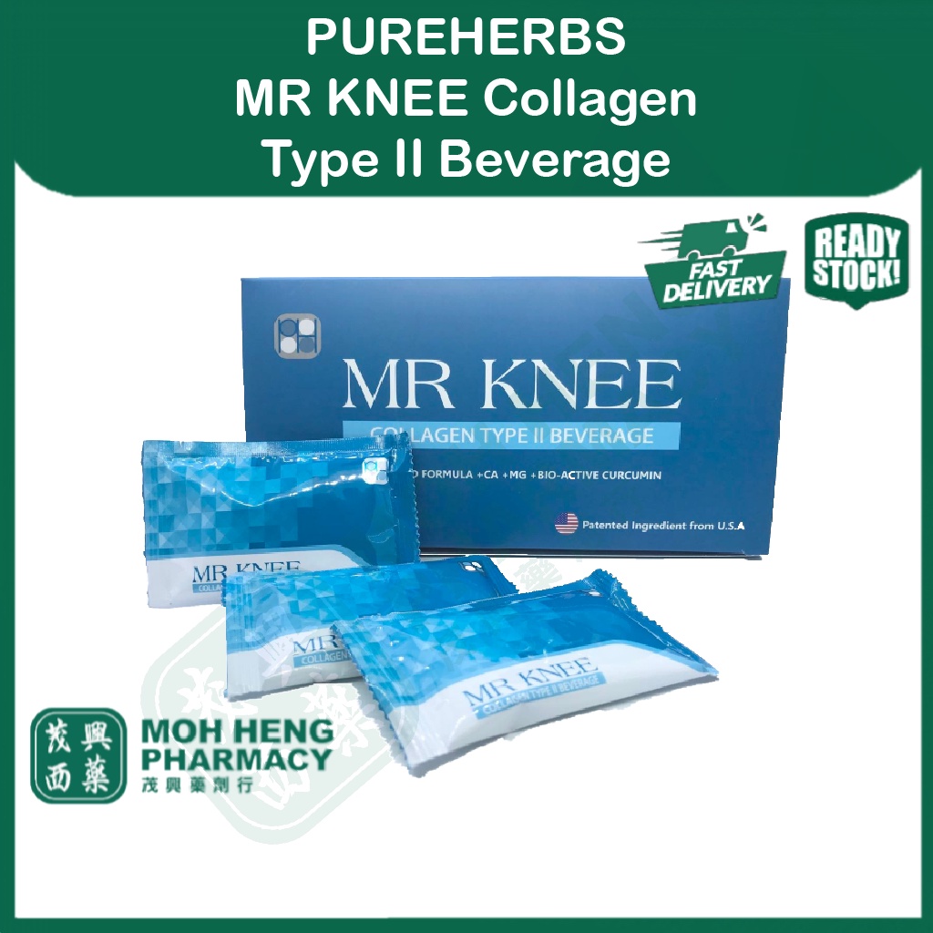 PUREHERBS Mr Knee Collagen Type II Beverage (15 sachets)(Exp 8/2026 ...
