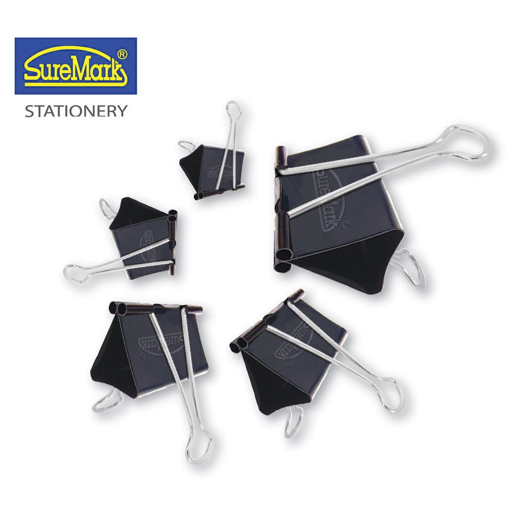SureMark Binder Clips 15mm-50mm (12's) | Shopee Malaysia