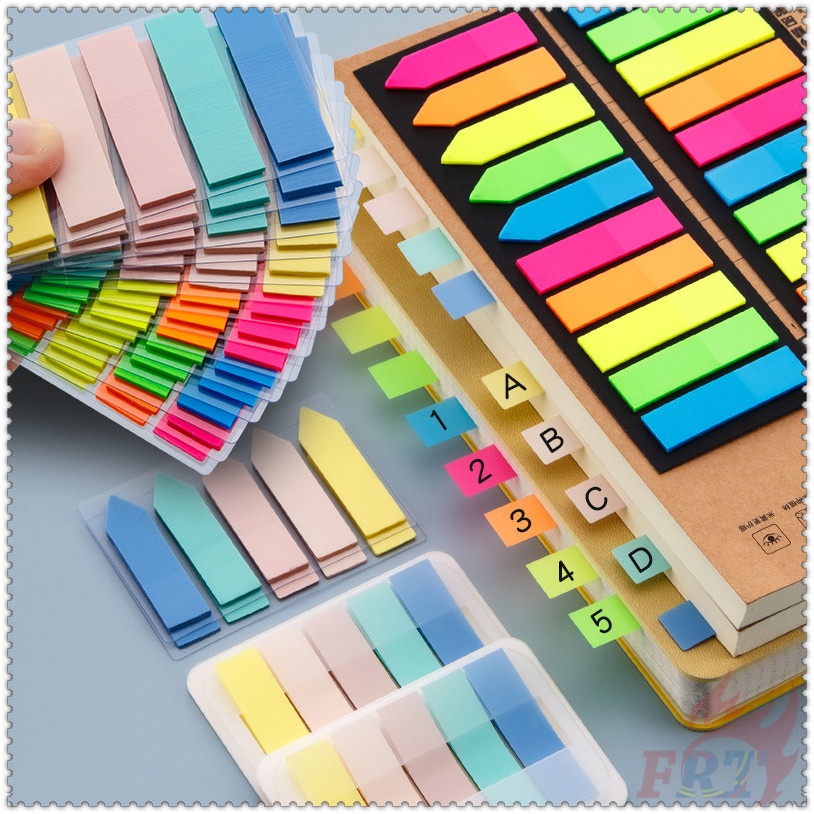5Colors Index Sticky Notes 100Sheets Sticky Notes Memo Pad Self ...
