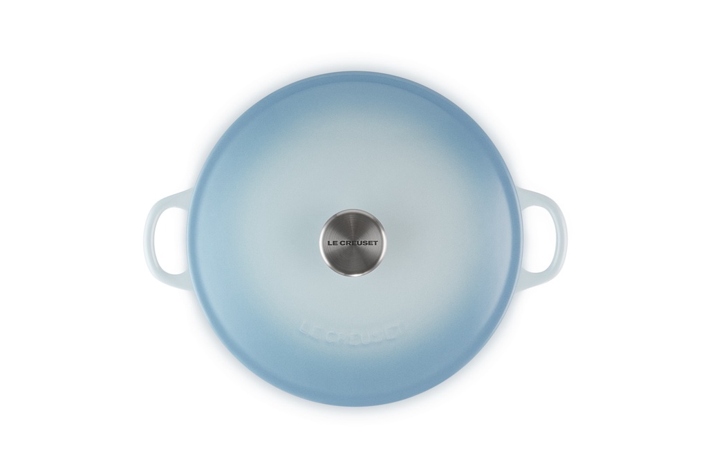 Le Creuset Stir-fry Marmite Classic Range 24cm - Coastal Blue | Shopee ...