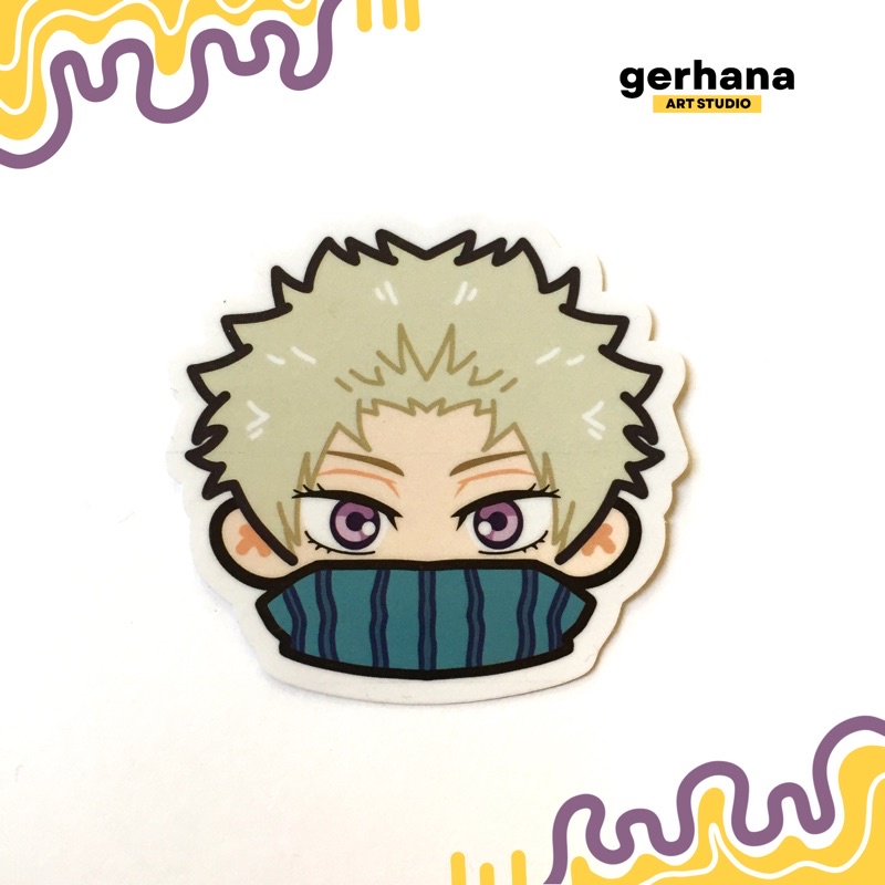 Jujutsu Kaisen & Jujutsu Kaisen 0 Chibi Sticker | Inumaki Yuta Geto ...