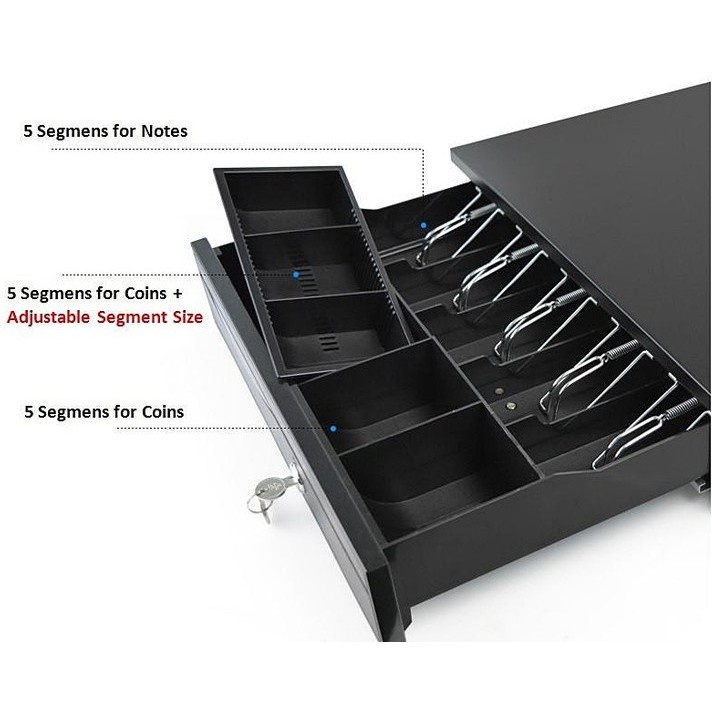 Cash Drawer Cash Box Compartment Money Box Cashier Machine POS System ...