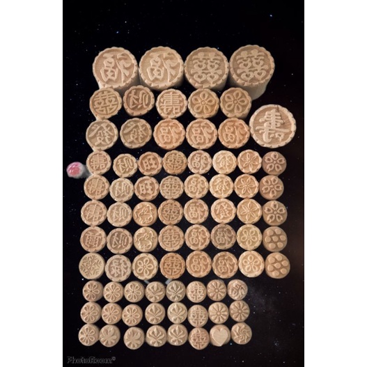 KAYU 2.5cm pao stamp/ Bakpao stamp/ Bakpao stamp/ Cake stamp/ Cake ...