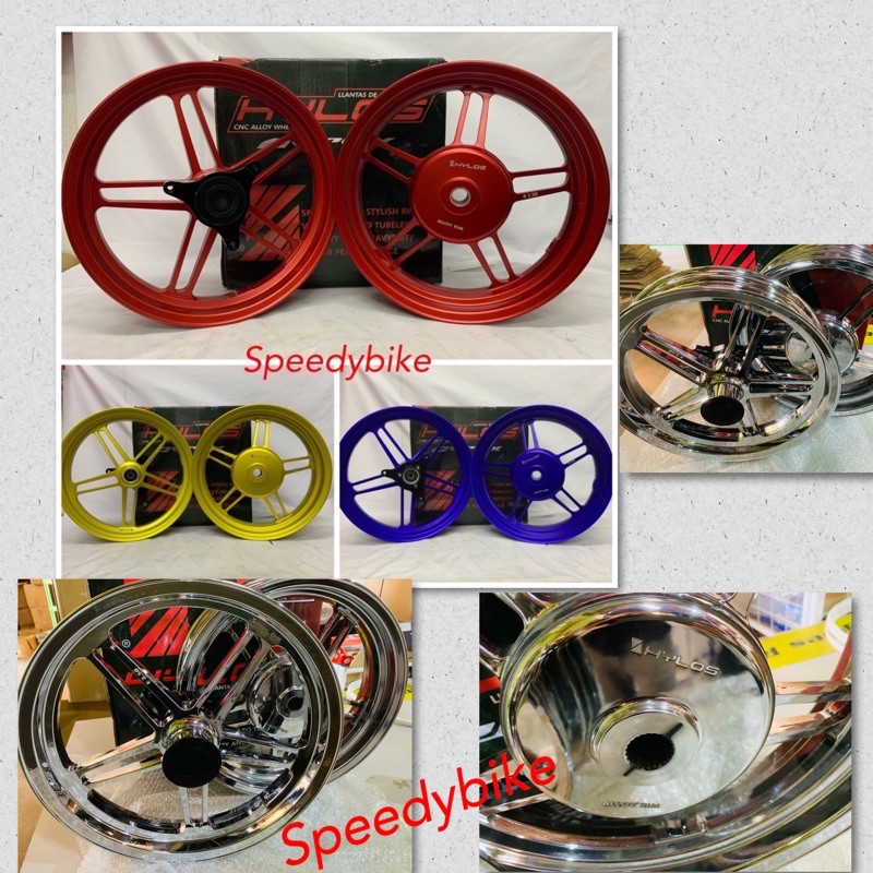NVX155 AEROX 155 HYLOS CNC ALLOY SPORT RIM (2.50/3.50-14”) | Shopee ...