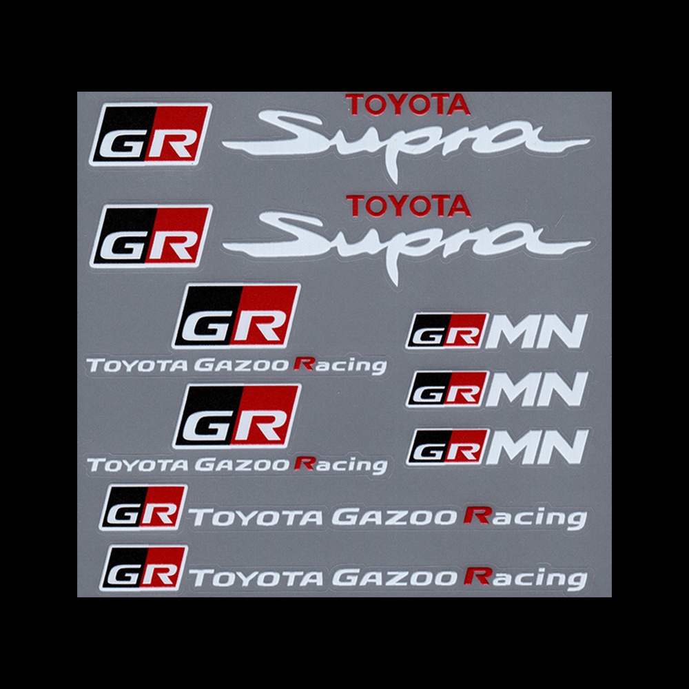 Car Sticker TOYOTA GAZOO RACING GR Logo Emblem Auto Decal Stickers ...