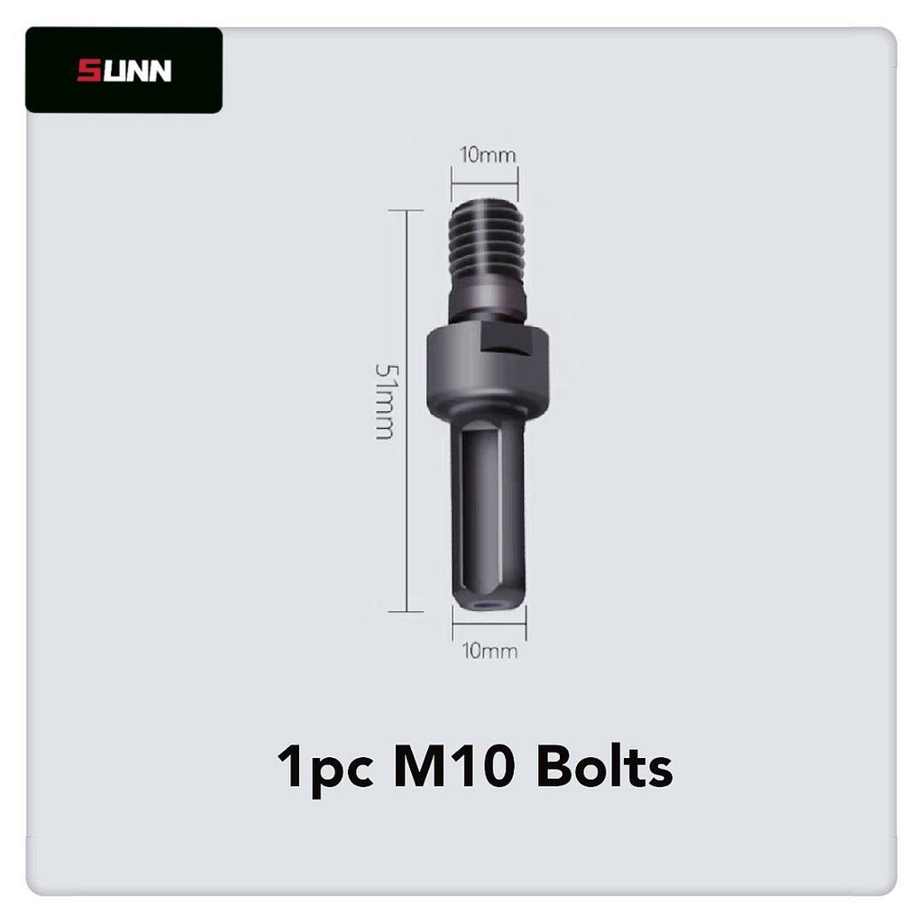 SUNN Drill Attachment Drill Adapter to Grinder M10 Screws Washers Nuts ...