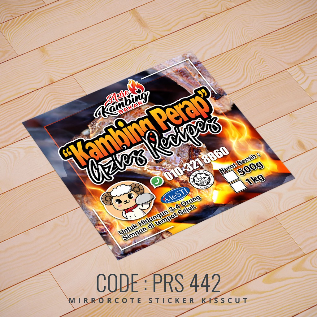 STICKER KAMBING GRILL, LAMB CHOP, IKAN BAKAR, LAMB GRILL, MARINATE LAMB ...