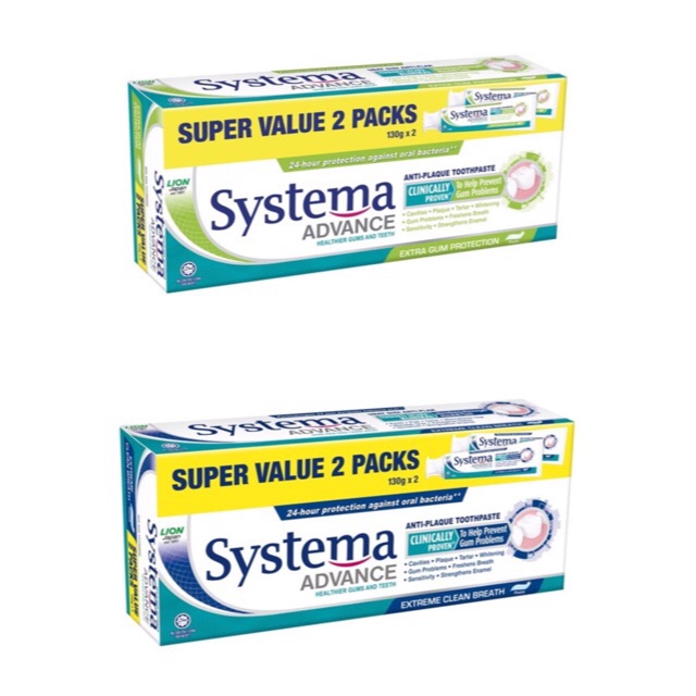 Systema Toothpaste( 2 x 130g) Extra Gum Extreme Clean Breath | Shopee ...