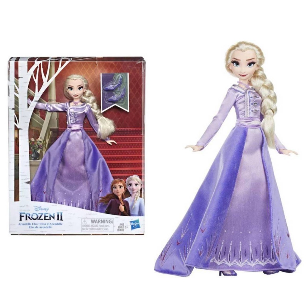 Elsa Frozen 2 Disney Doll Of Erendale With A Travel Set Blue Gradient ...