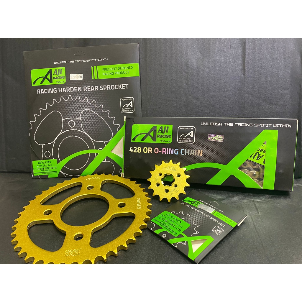 COMBO SET SYM VF3I VF3 185CC AJI RACING 428H SPROCKET SET SPROCKET 100 ...