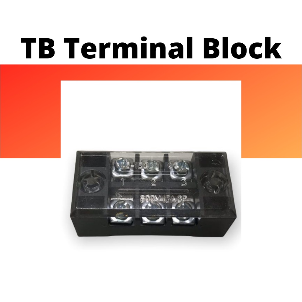 SOLID TYPE TERMINAL BLOCK TB1503/1504/1506/1508/1510/1512 | Shopee Malaysia
