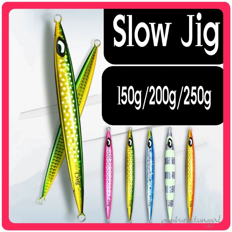 Slow Jig Jenis Panjang, 150g, 200g & 250g | Shopee Malaysia
