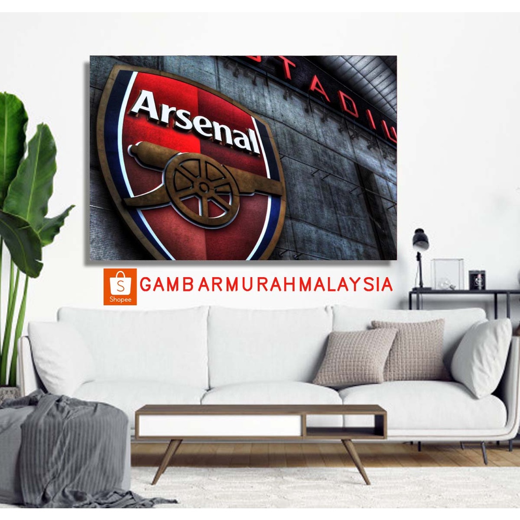 🔥FRAME INCLUDED🔥 Arsenal poster canvas wallpaper frame | Shopee Malaysia